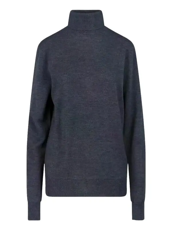 THE FRANKIE SHOP Eve Turtleneck Sweater - Grey