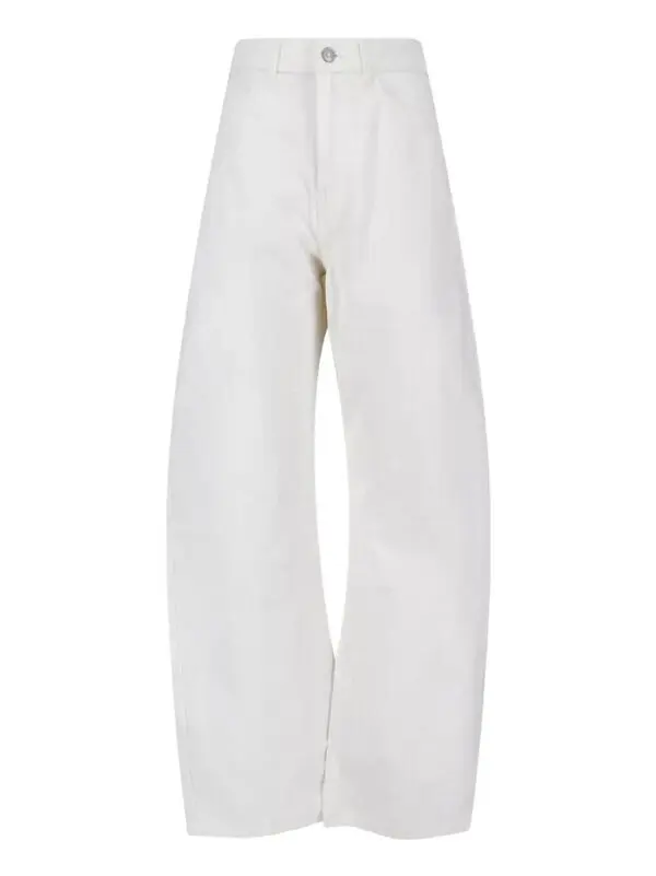 THE FRANKIE SHOP Nelton Barrel-leg Jeans - White