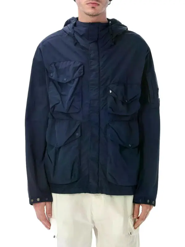 C.P. COMPANY Hooded Jacket - Blue