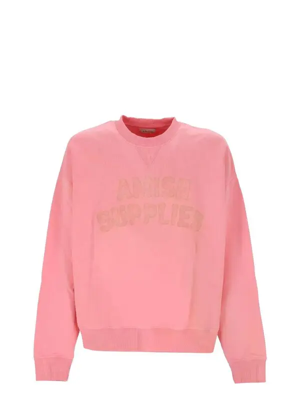 AMISH Logo-embroidered Sweatshirt - Pink