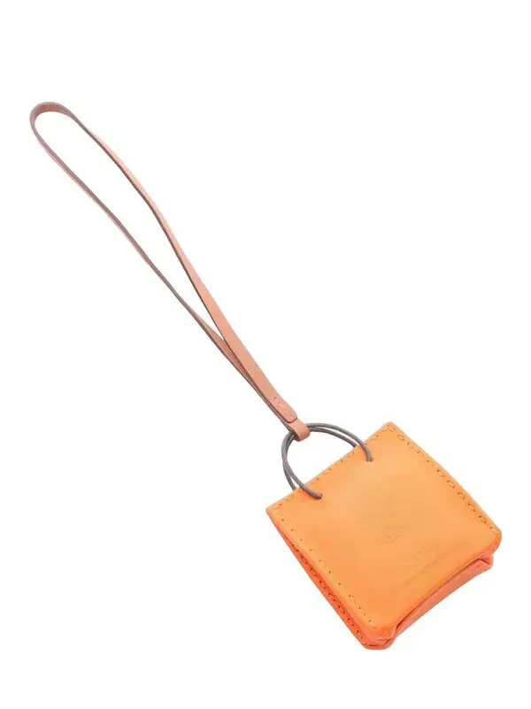 Hermès 2020 Feu Bag Charm - Orange