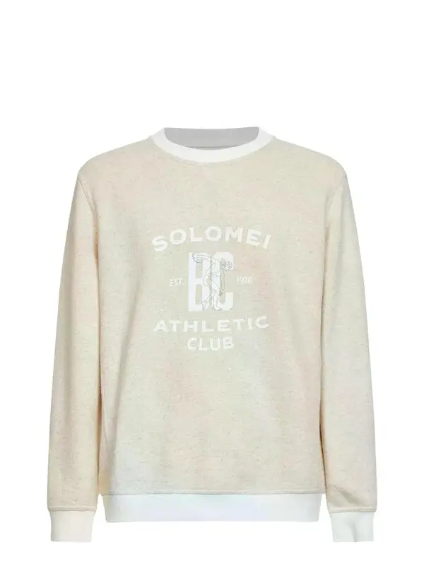 Brunello Cucinelli Logo-print Sweatshirt - Neutrals