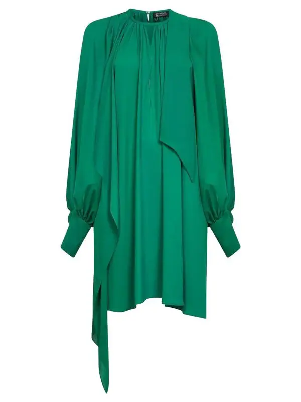 GIANLUCA CAPANNOLO Draped Mini Dress - Green