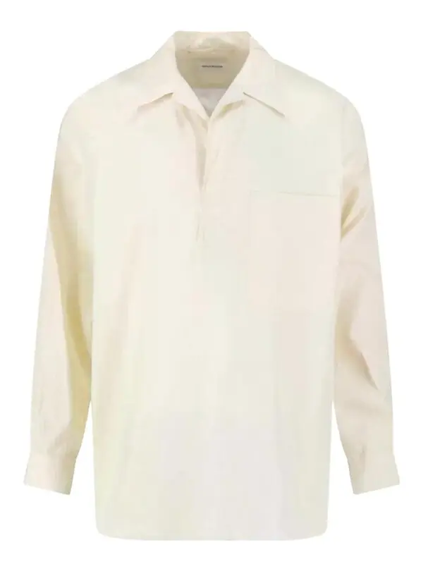 KAPTAIN SUNSHINE Patch-pocket Shirt - Neutrals
