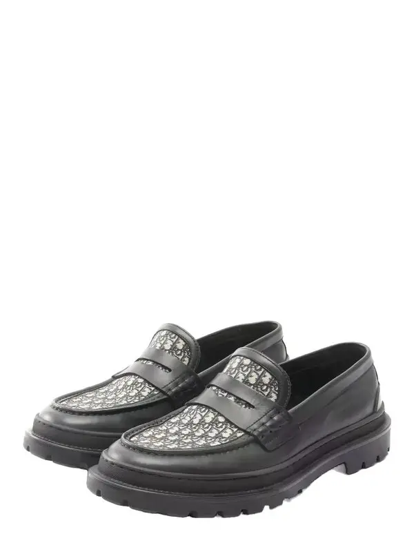 Dior 2010s Oblique Explorer Loafers - Black