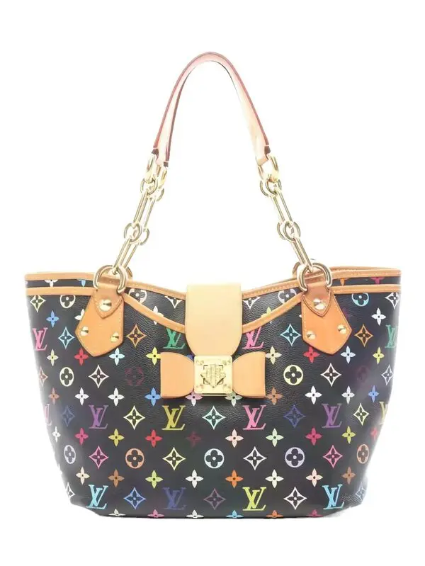 LOUIS VUITTON 2010 Annie Gm Monogram Tote Bag - Black