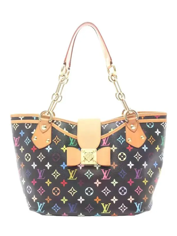 LOUIS VUITTON 2010 Annie Gm Monogram Tote Bag - Black