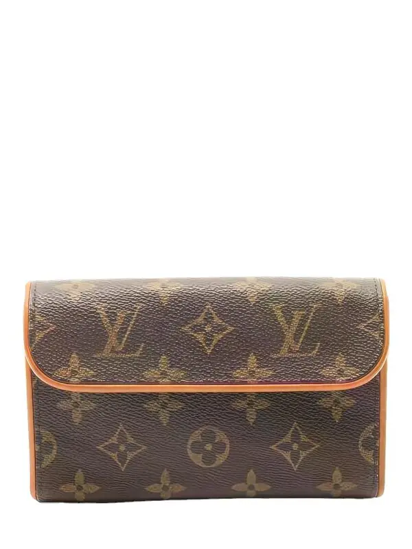 LOUIS VUITTON 2002 Pochette Florentine Belt Bag - Brown