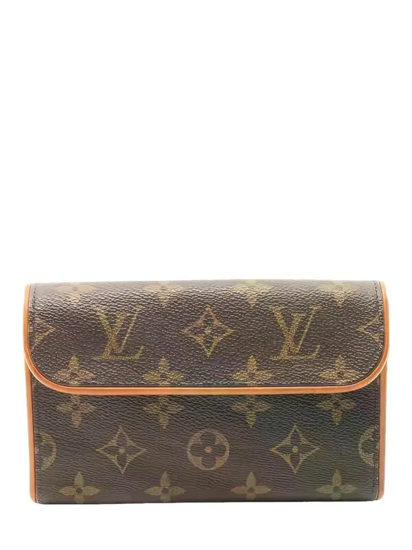 LOUIS VUITTON 2002 Pochette Florentine Belt Bag - Brown