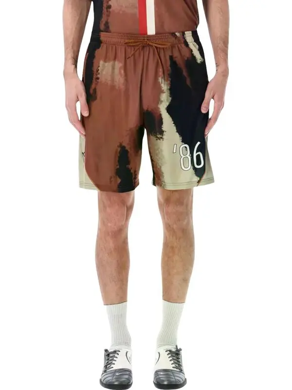 PANTOFOLA D'ORO Drawstring Shorts - Brown