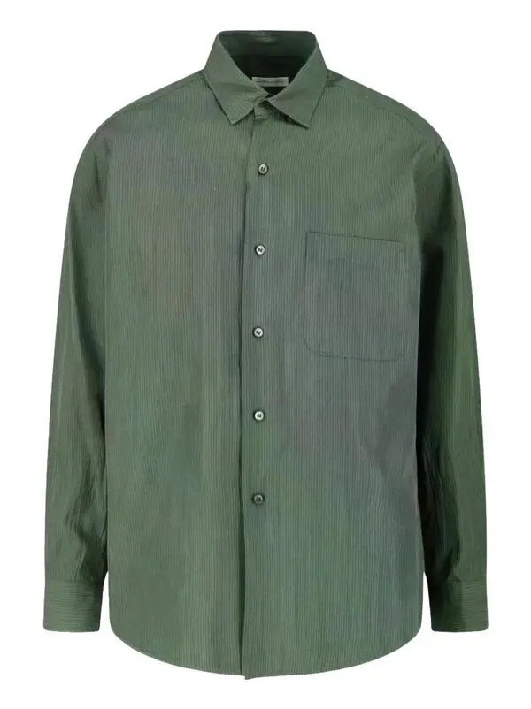 KAPTAIN SUNSHINE Striped Long-sleeve Shirt - Green