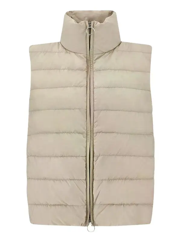 Paul & Shark Quilted Down Vest - Neutrals