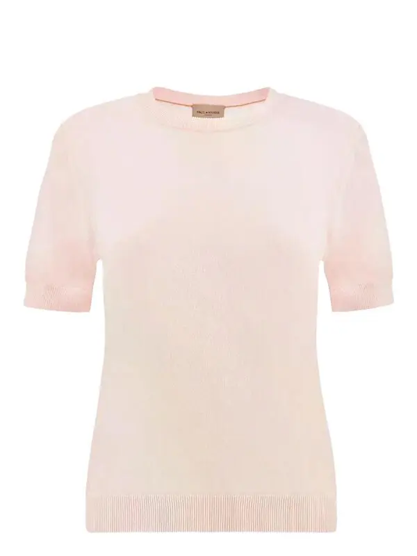 Paul & Shark Short-sleeve Cotton Sweater - Pink