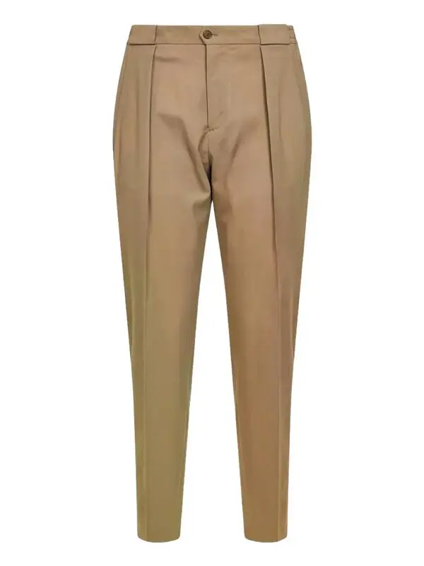BRIGLIA 1949 Portobello Pleated Trousers - Neutrals