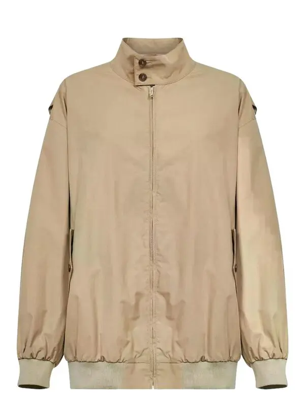 MAISON MARGIELA Zip-up Bomber Jacket - Neutrals