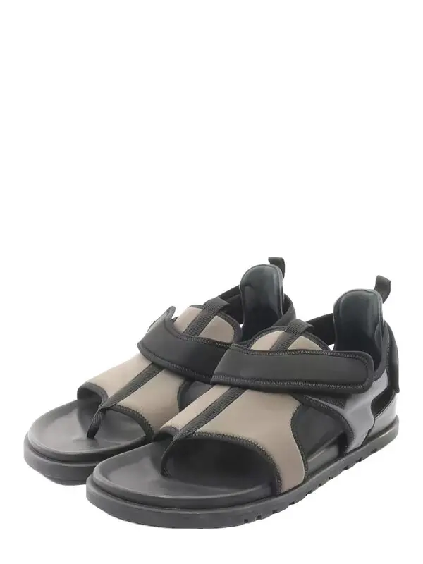 Hermès Giorno Touch-strap Sandals - Black