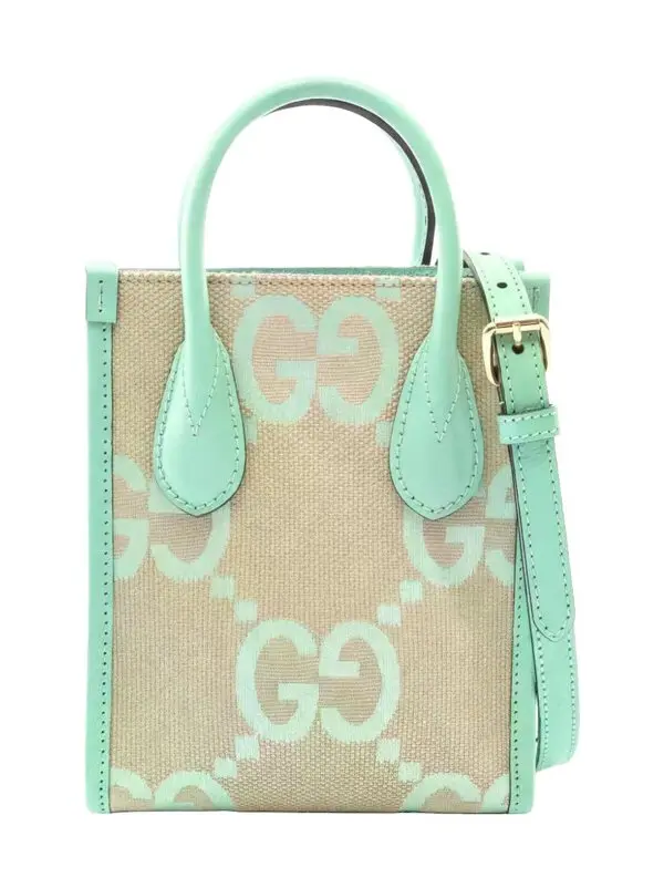Gucci Mini Jumbo Gg Tote Bag - Neutrals