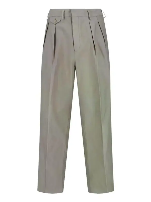 KAPTAIN SUNSHINE Riviera Pleated Trousers - Green