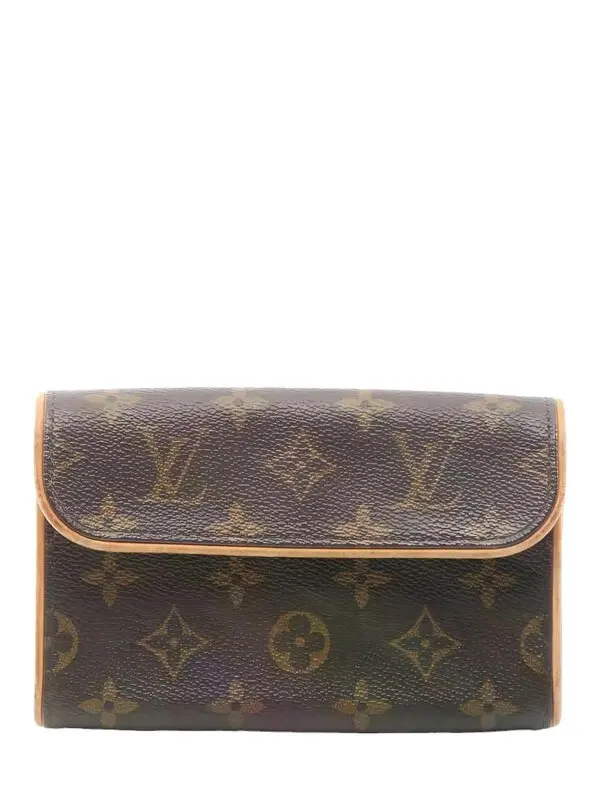 LOUIS VUITTON 2002 Pochette Florentine Belt Bag - Brown