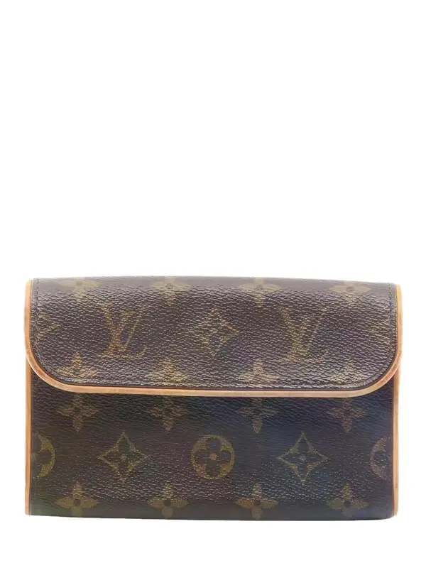 LOUIS VUITTON 2002 Pochette Florentine Belt Bag - Brown