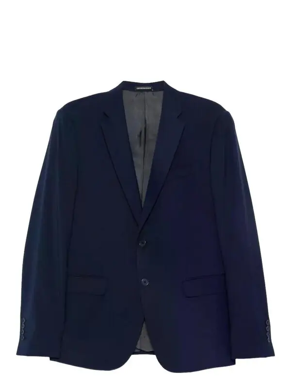 Emporio Armani Single-breasted Suit - Blue