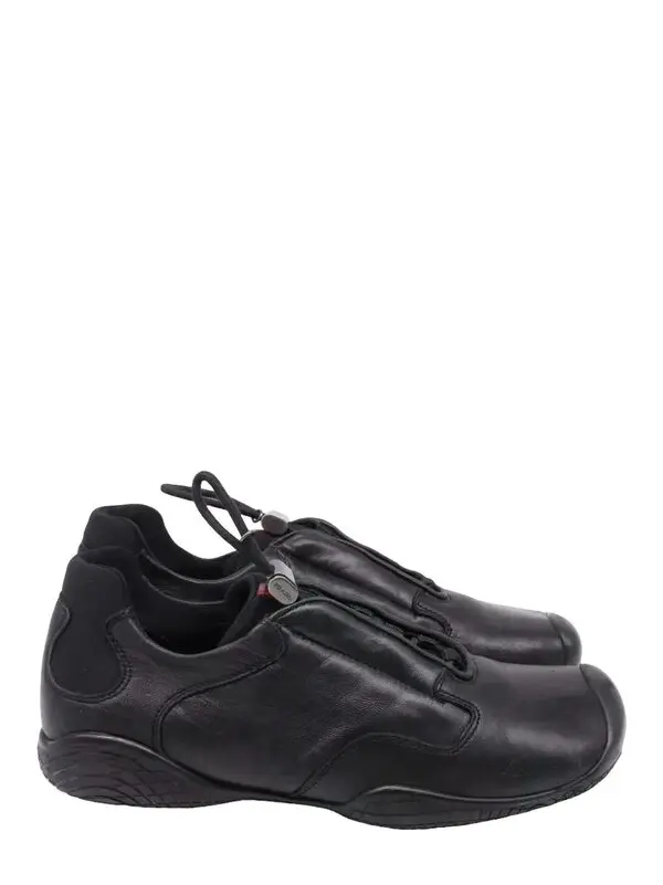 Prada Sport Leather Sneakers - Black