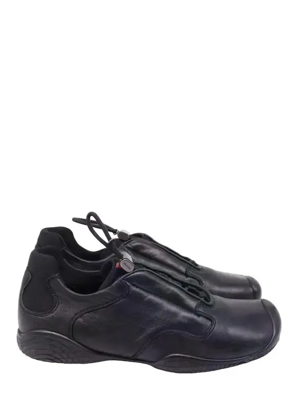 Prada Sport Leather Sneakers - Black