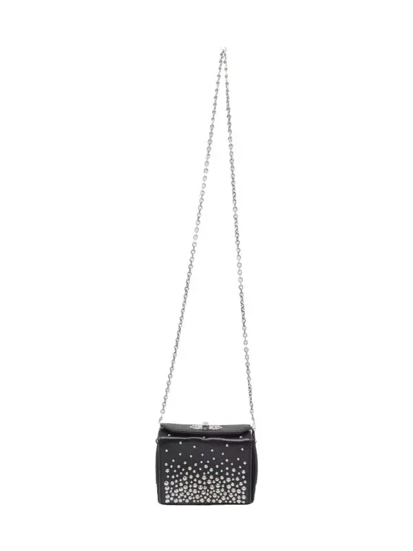 Alexander McQueen Leather Crossbody Bag - Black