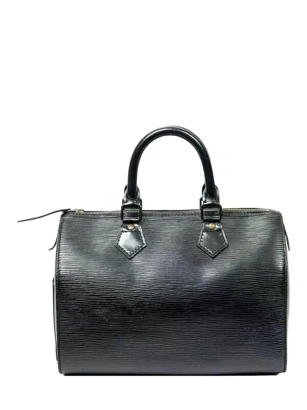 LOUIS VUITTON Epi Speedy Tote - Black