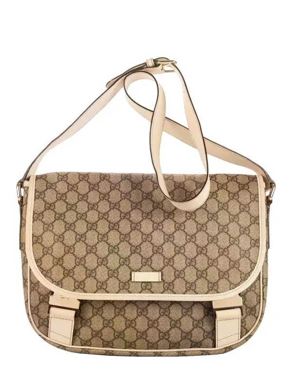 Gucci Gg Supreme Shoulder Bag - Neutrals