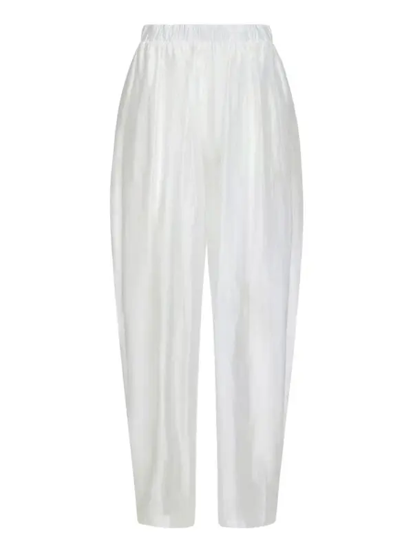DARKPARK Sheer Balloon-leg Trousers - White