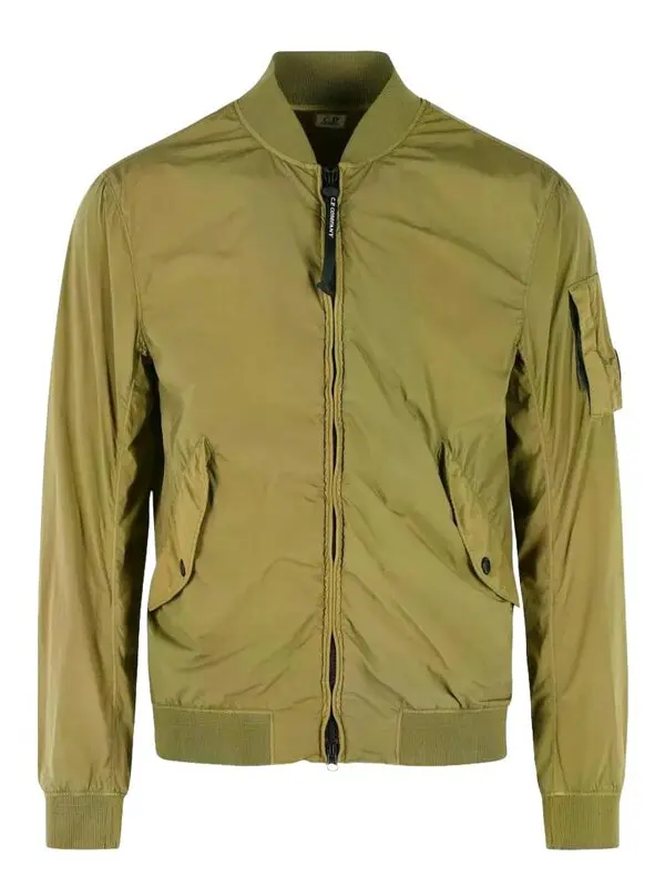 C.P. COMPANY Nycra-r Lens Bomber Jacket - Green