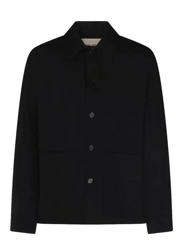 Nn07 Buttoned Jacket - Blue