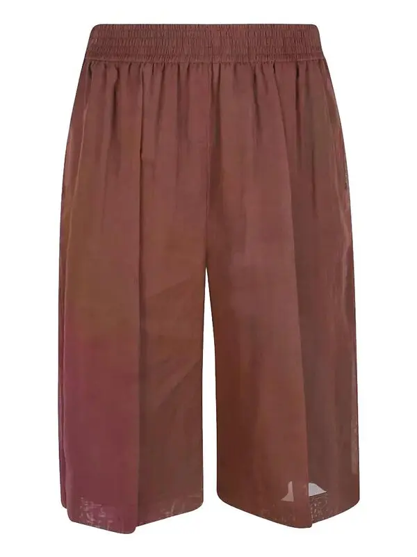 Brunello Cucinelli Elasticated-waistband Shorts - Red