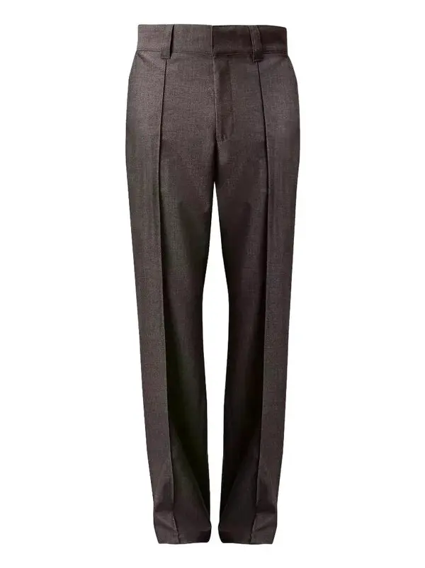 Calvin Klein Pressed-crease Trousers - Brown