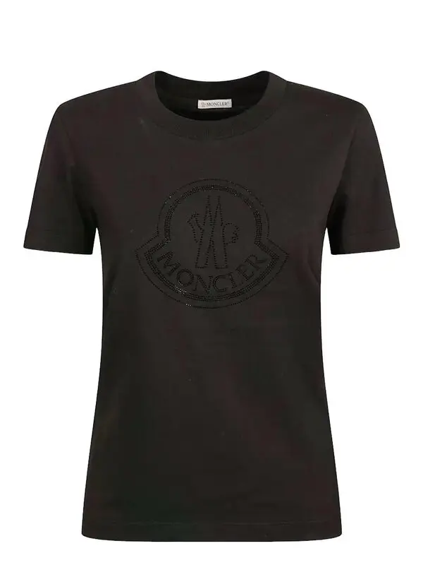 Moncler Logo-embellished T-shirt - Black