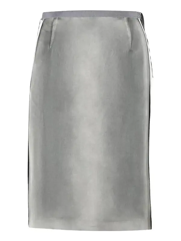 MAISON MARGIELA Reverse-effect Straight Skirt - Grey