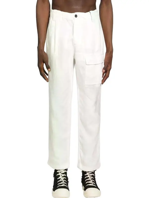C.P. COMPANY Canvas Cargo Trousers - White