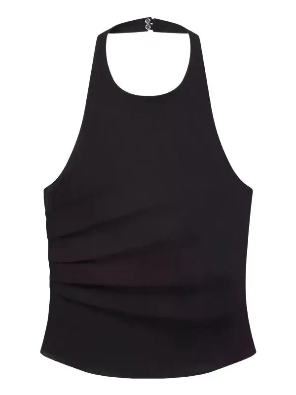 A.L.C. Sylvie Halterneck Top - Black