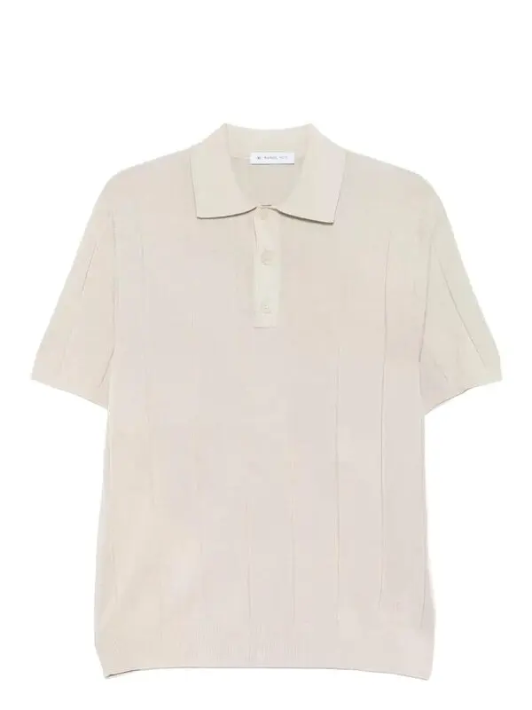 MANUEL RITZ Short-sleeve Polo Shirt - Neutrals