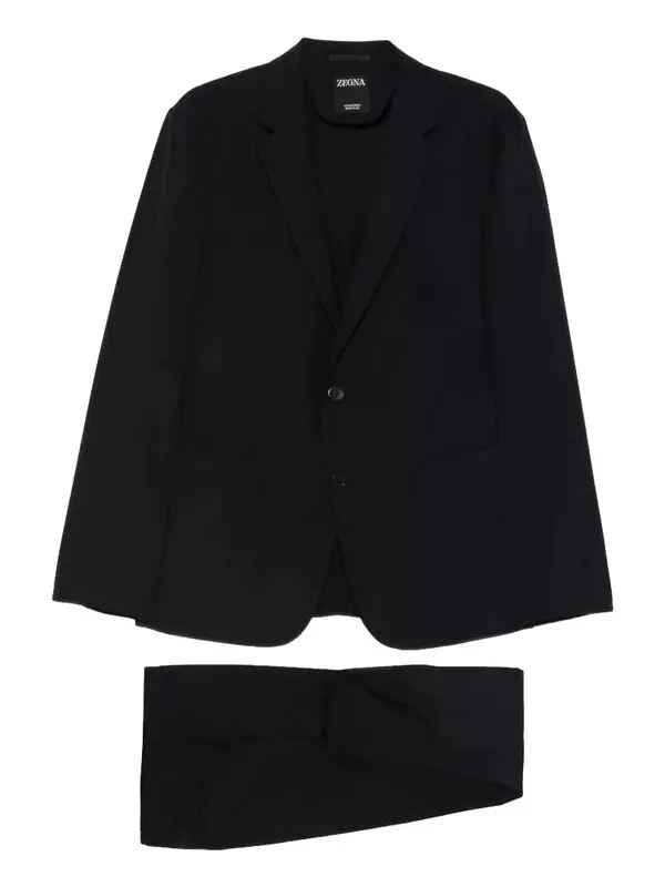 Zegna Single-breasted Suit - Blue