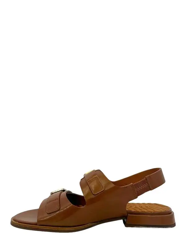 Chie Mihara Buckled Leather Sandals - Brown