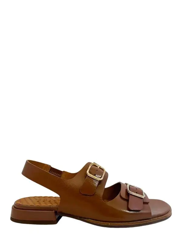 Chie Mihara Buckled Leather Sandals - Brown