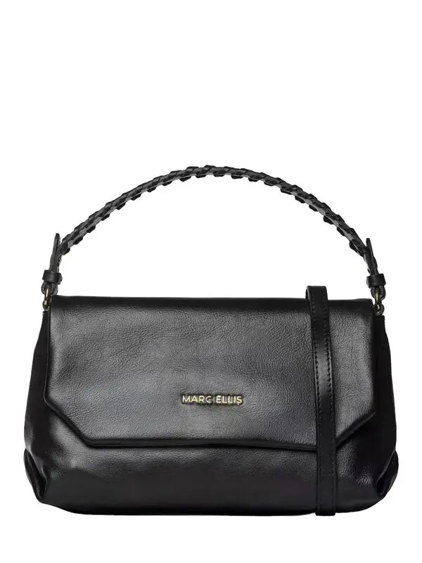 MARC ELLIS Elodie Braided-handle Shoulder Bag - Black