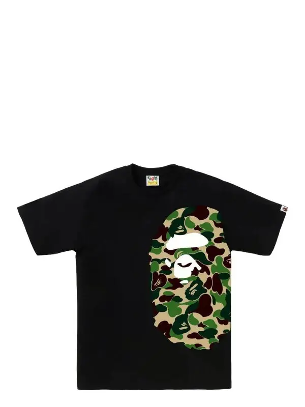 A BATHING APE Ape Head Camouflage-print T-shirt - Black