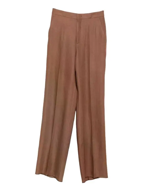 Tagliatore Pressed-crease Tailored Trousers - Brown