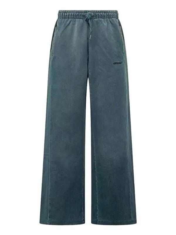Off-White Arrow Logo-detail Track Pants - Blue