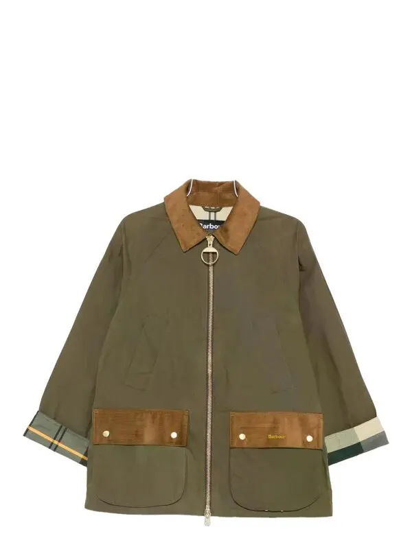 Barbour Corduroy-collar Jacket - Green
