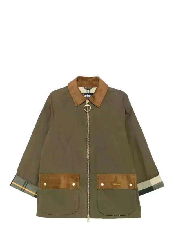 Barbour Corduroy-collar Jacket - Green