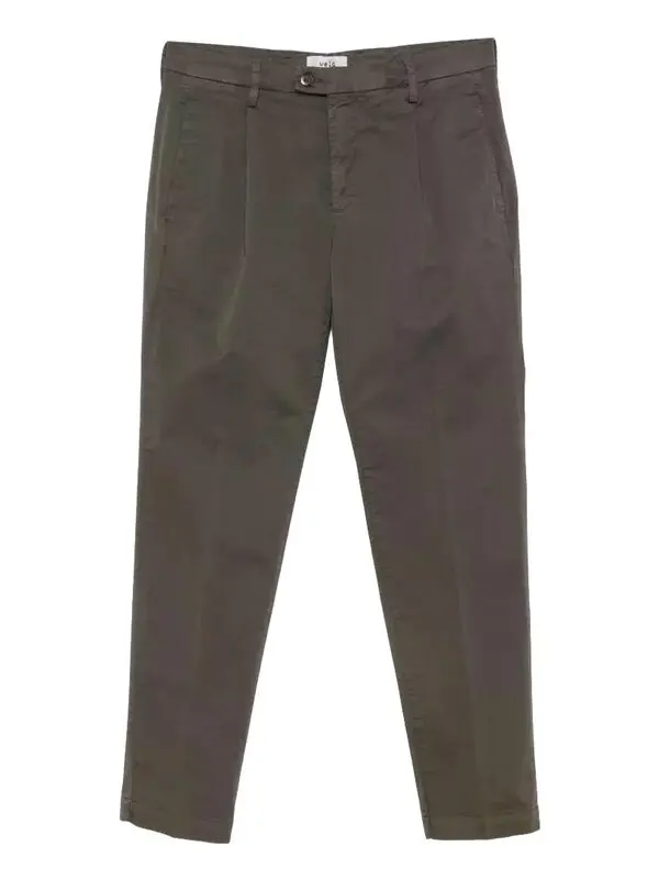 VELA SHOP Pleated Chinos - Brown